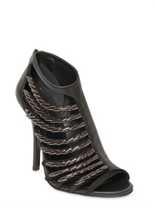 GREY MER 110MM LEATHER JEWELED OPEN TOE SANDALS – Shoes Post