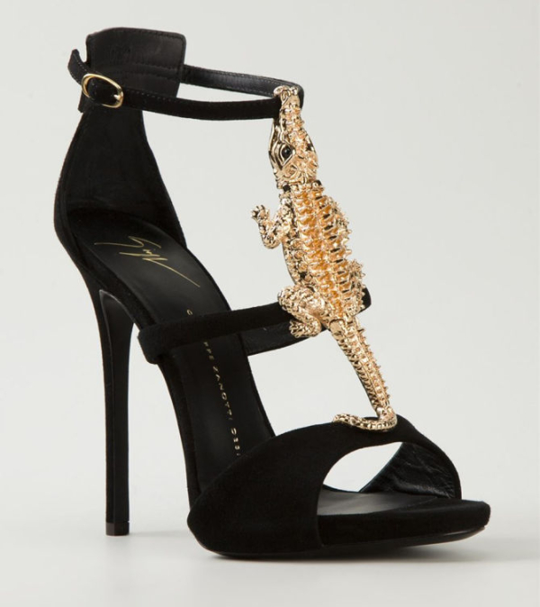 GIUSEPPE ZANOTTI DESIGN Crocodile Detail Sandals – Shoes Post