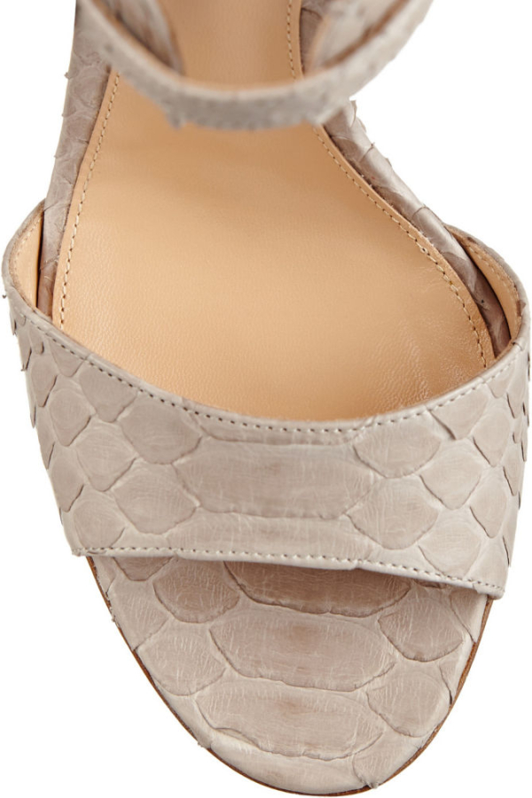 GIANVITO ROSSI Python Sandals – Shoes Post