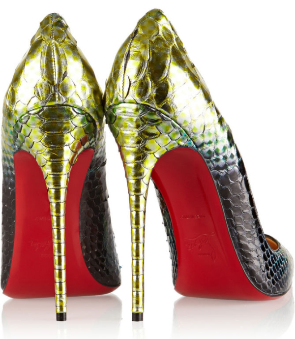 CHRISTIAN LOUBOUTIN So Kate 120 Python Pumps – Shoes Post