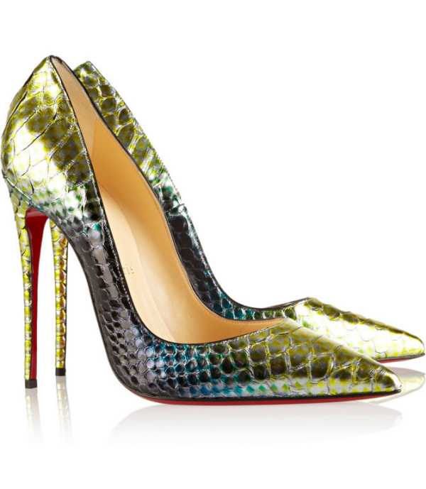 CHRISTIAN LOUBOUTIN So Kate 120 Python Pumps – Shoes Post
