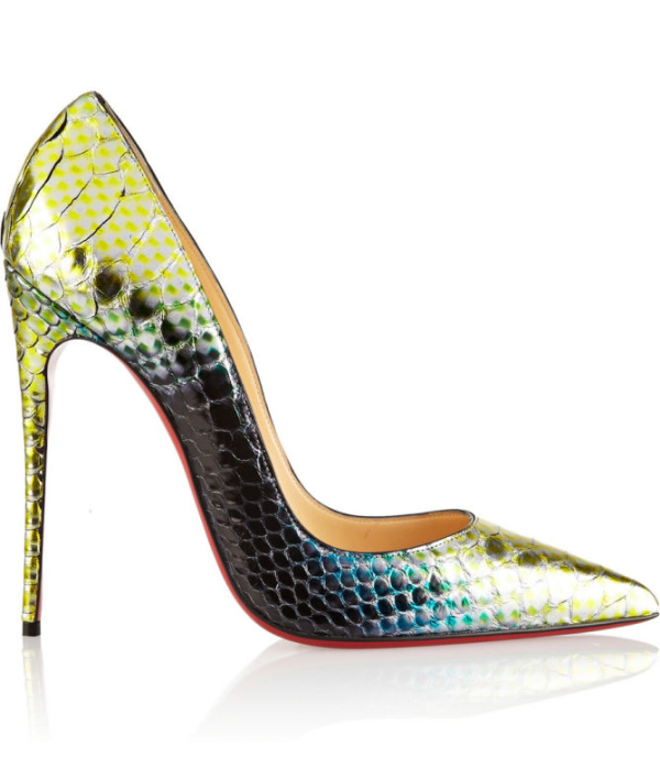 CHRISTIAN LOUBOUTIN So Kate 120 Python Pumps – Shoes Post