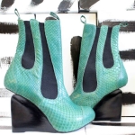 Chicken leg heel shoe - Shoes Post