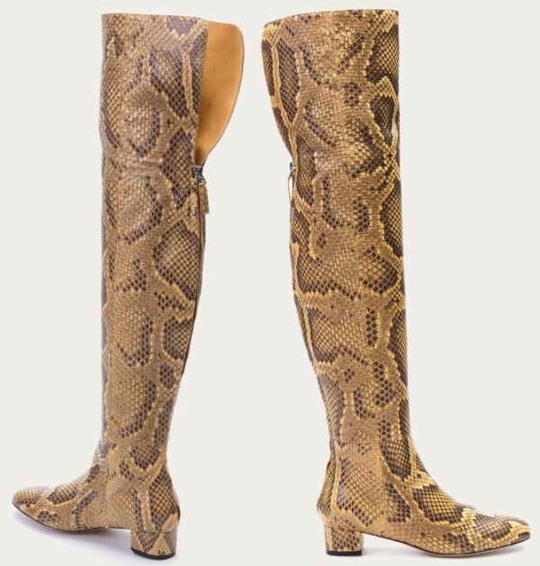 Nicki Minaj Ups the Look-at-Me Factor with Exotic Python Boots – Shoes Post