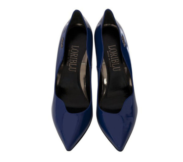 LORIBLU Blue Patent Pointed Pump – Shoes Post