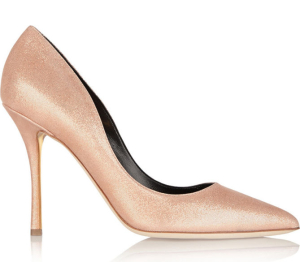 RUPERT SANDERSON Ariel Glitter-finished Leather Pumps – Shoes Post
