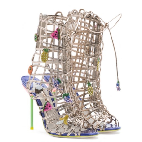 SOPHIA WEBSTER DELPHINE FRUIT BOOTIE – Shoes Post