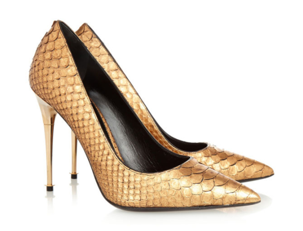 TOM FORD Metallic Python Pumps – Shoes Post
