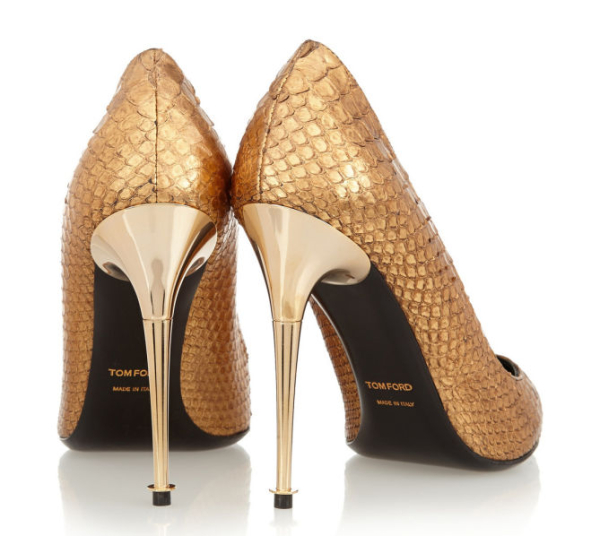 TOM FORD Metallic Python Pumps – Shoes Post