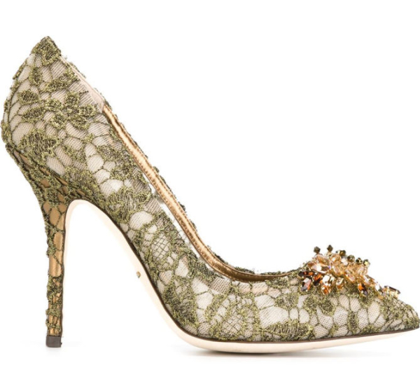 DOLCE & GABBANA ‘Bellucci’ Lace Pumps – Shoes Post