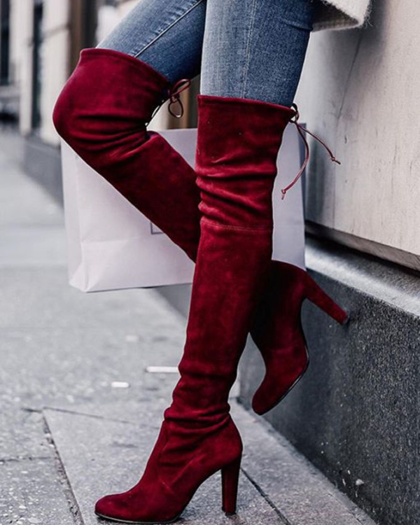 Stuart Weitzman The Highland Boot Shoes Post