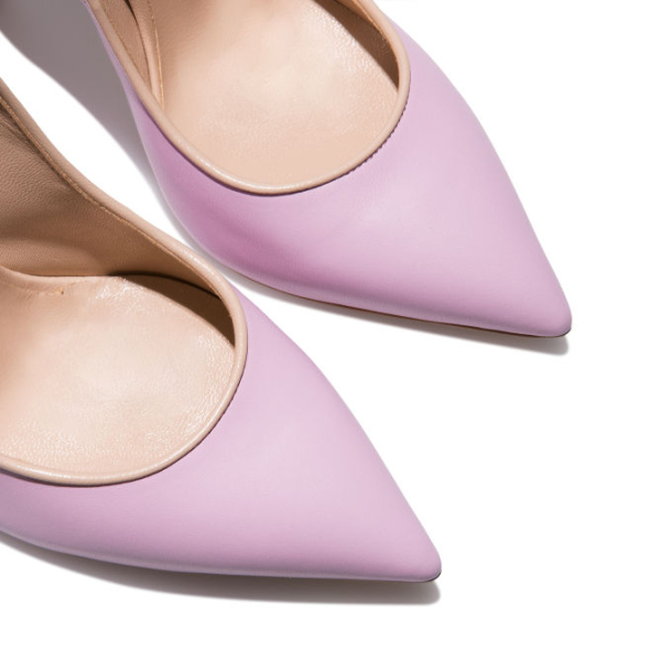 CASADEI Pearlized Tan “Blade” Heel – Shoes Post