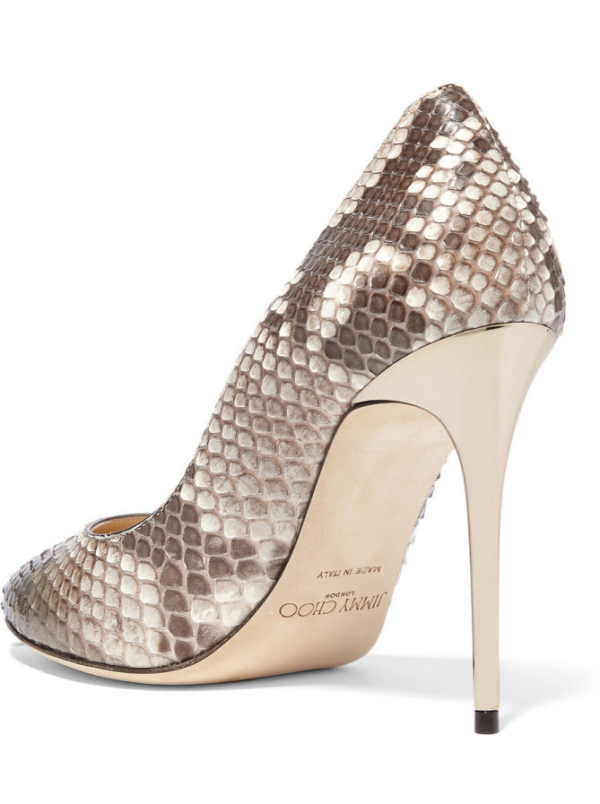 JIMMY CHOO Esme dégradé python pump – Shoes Post