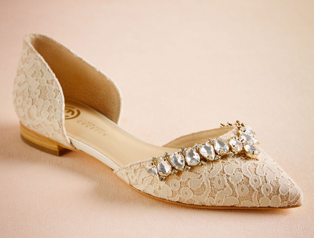 BHLDN Lotti Lace Flats – Shoes Post