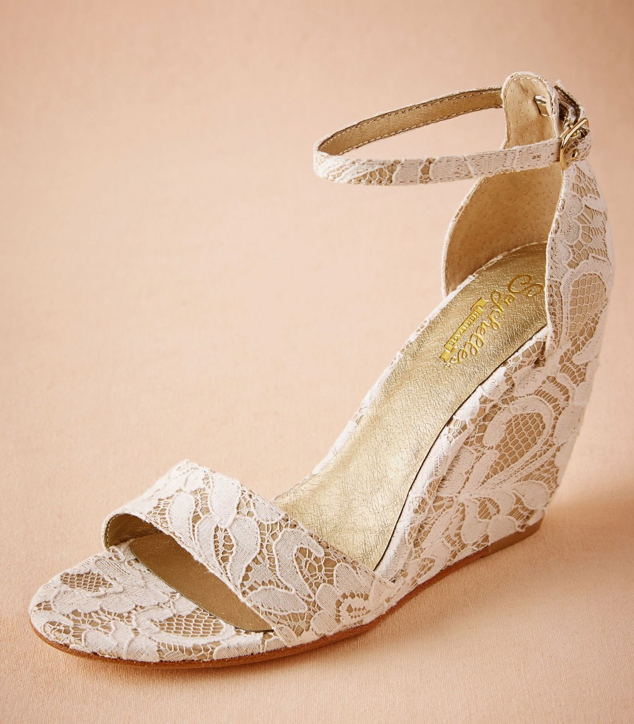 BHLDN Phoebe Lace Wedges – Shoes Post