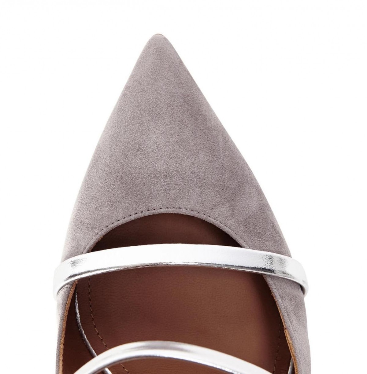 MALONE SOULIERS Maureen grey suede mules – Shoes Post