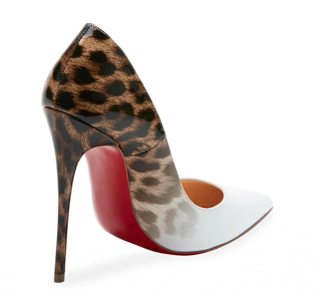 Christian Louboutin So Kate Degrade 120mm Red Sole Pump, Latte/Leopard ...