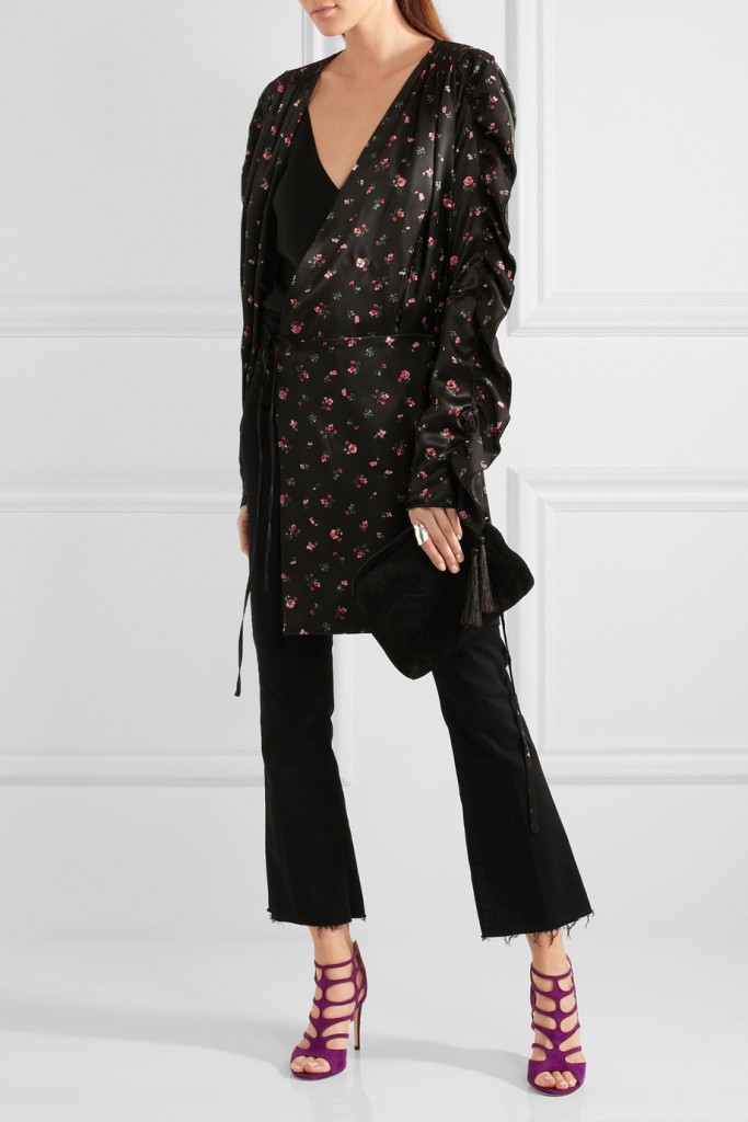 JIMMY CHOO Ren cutout suede sandals – Shoes Post