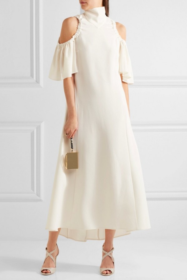 JIMMY CHOO Emily glittered leather sandals – Shoes Post