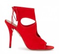 AQUAZZURA Sexy Thing red suede sandals – Shoes Post