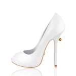 DUKAS Basic Pearl Open Toe White – Shoes Post