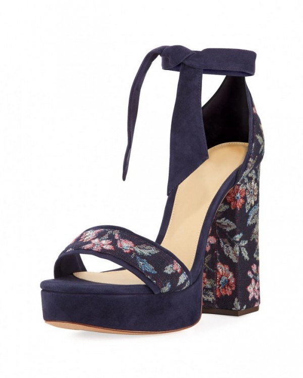 Alexandre Birman Celine Fabric 120mm Platform Sandal – Shoes Post