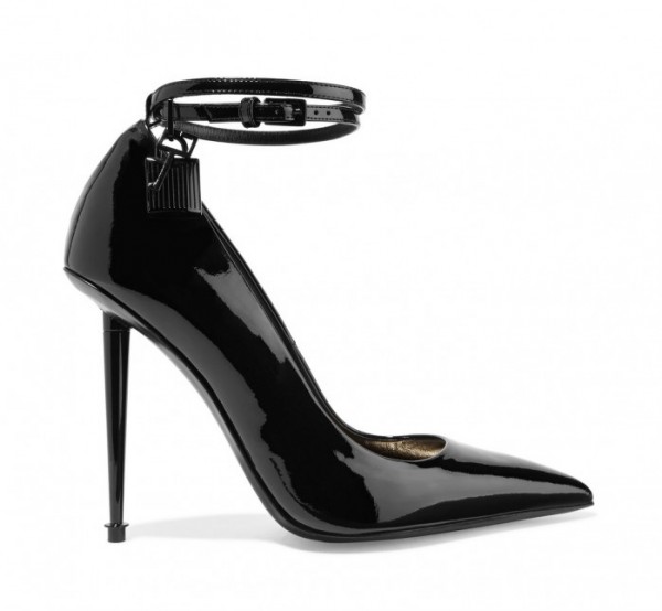 TOM FORD Padlock patent-leather pumps – Shoes Post