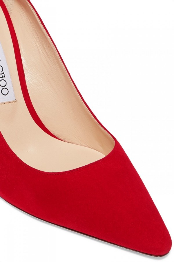 JIMMY CHOO Romy 100 suede pumps – Shoes Post