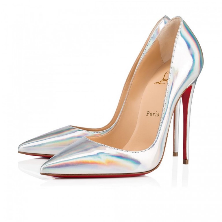 Christian Louboutin So Kate, Silver – Shoes Post