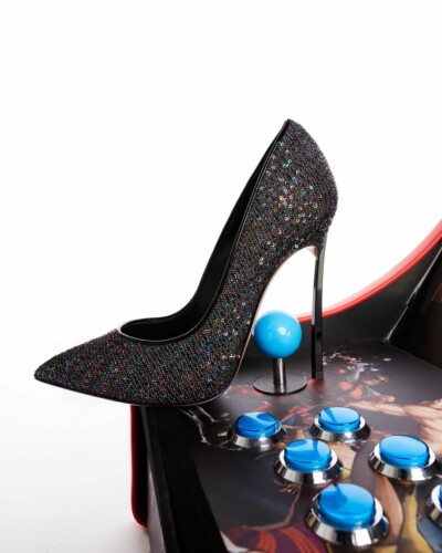 Jeffrey Campbell The Roni Shoe in Black Leather with Metal Cuff – Shoes ...