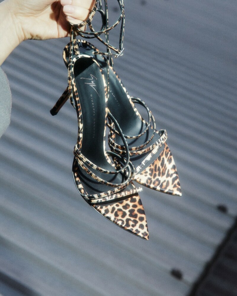 Tom Ford Metallic Ankle Wrap Platform Sandal Gold Shoes Post